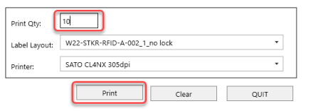 SATO Vendor Tagging (RFID) - Printing Labels – SATO Help Center